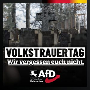 Volkstrauertag: In Gedenken an unsere Gefallenen und alle Opfer von Krieg und Gewalt - AfD ...